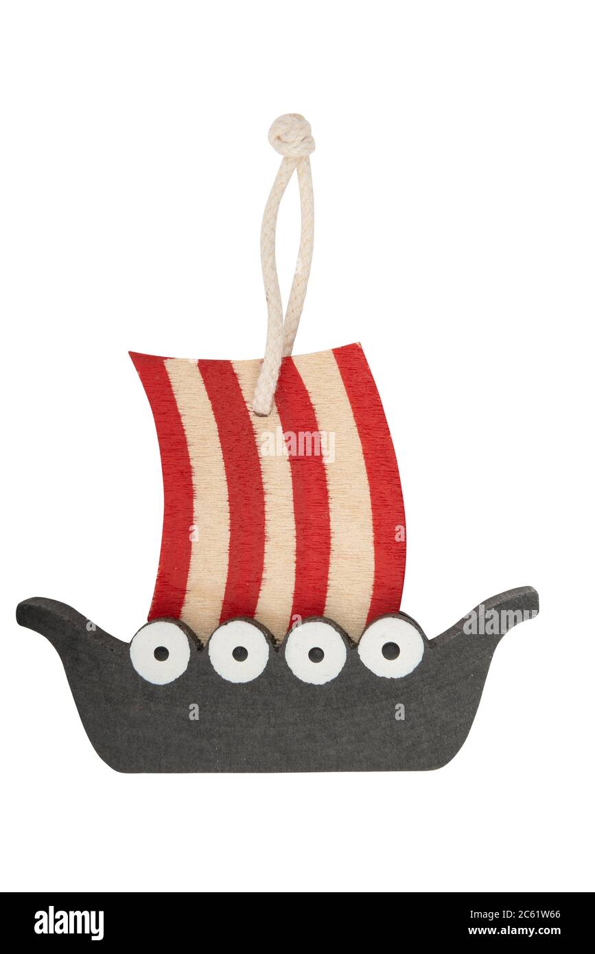 Viking longboat model Cut Out Stock Images & Pictures - Alamy