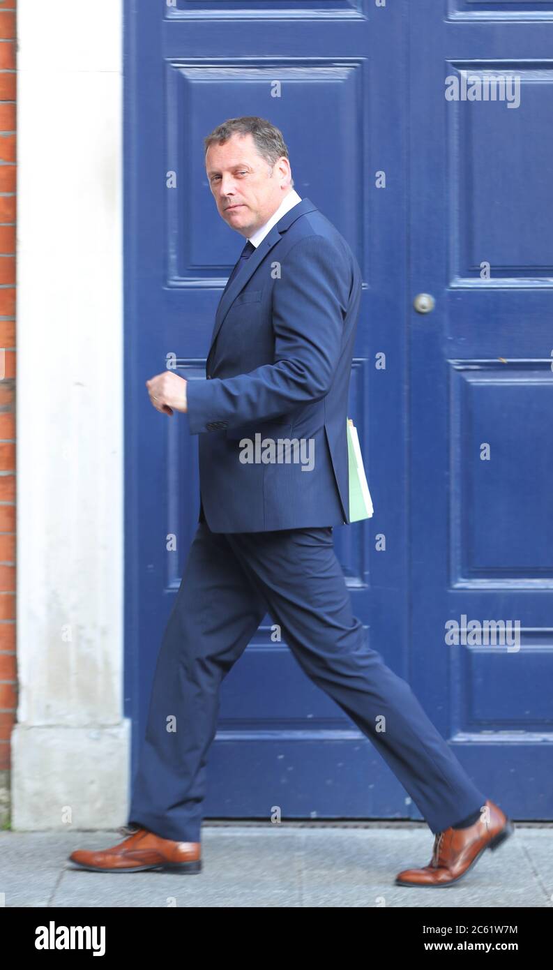 Agriculture Minister Barry Cowen arriving for the Cabinet meeting at ...