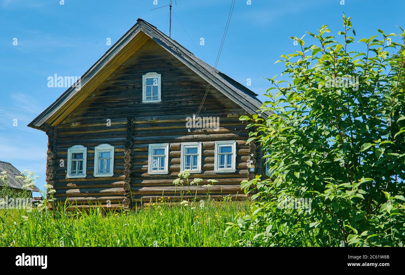 Old northern residential architecture of Russia.Pogost, Seletsky ...