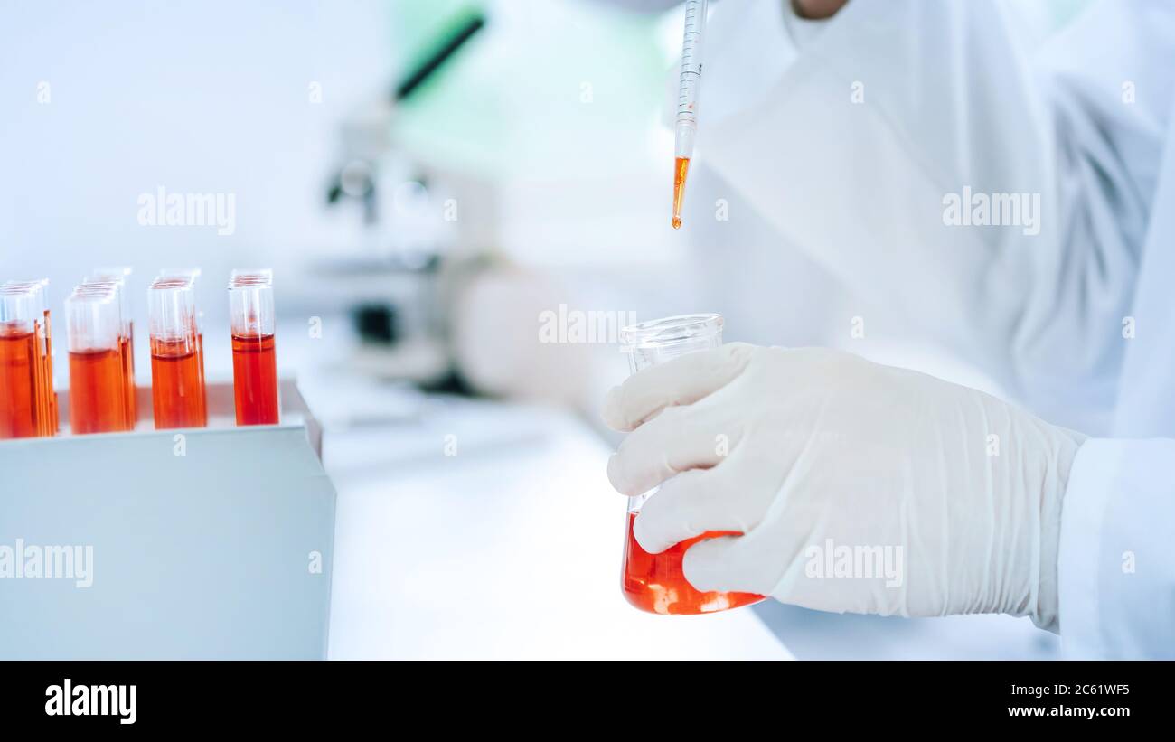 Serious male scientists glass hi-res stock photography and images - Alamy