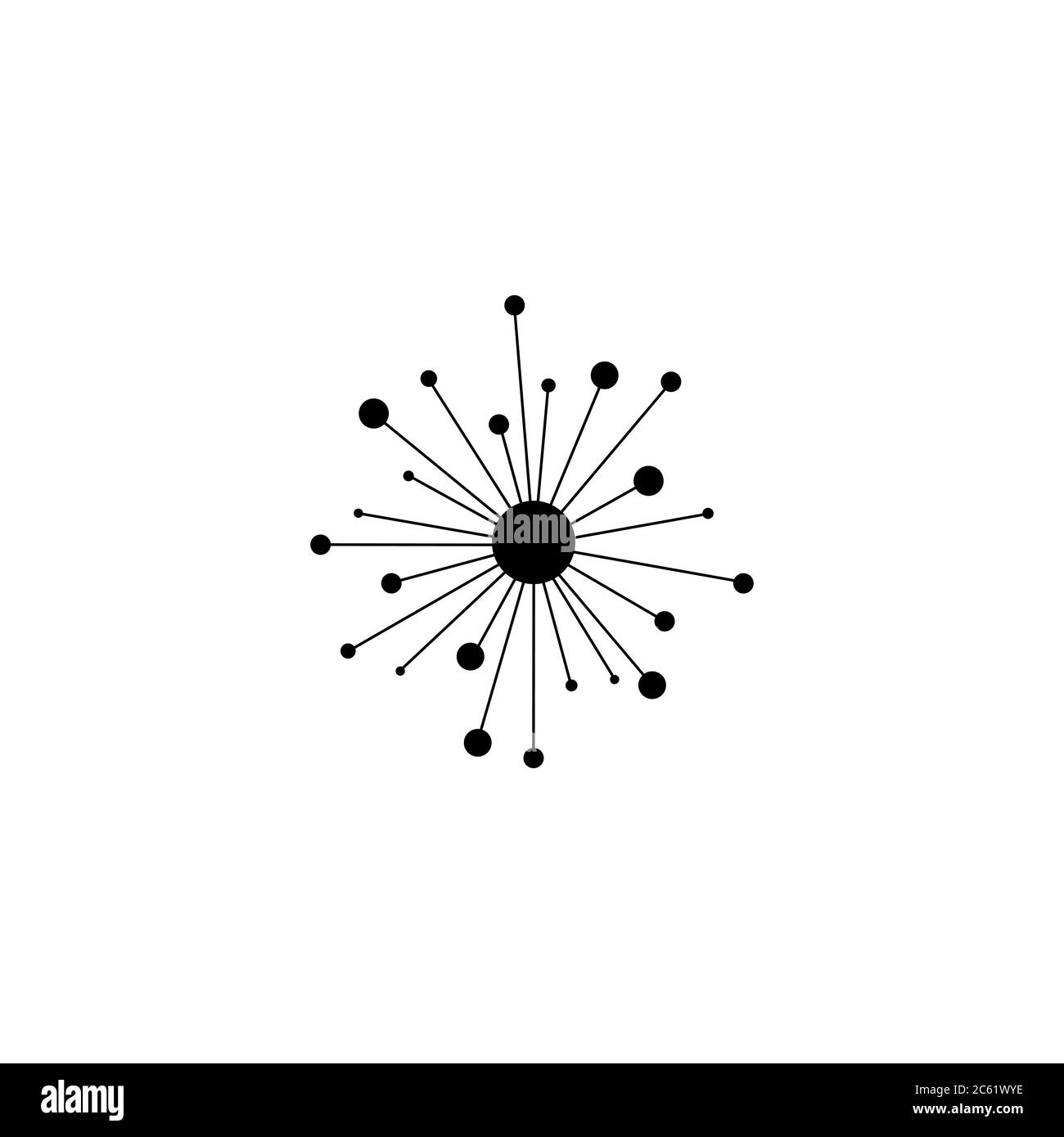 black hub network connection line icon isolated on white. Tech or ... black hub network connection line icon isolated on white. Tech or ...