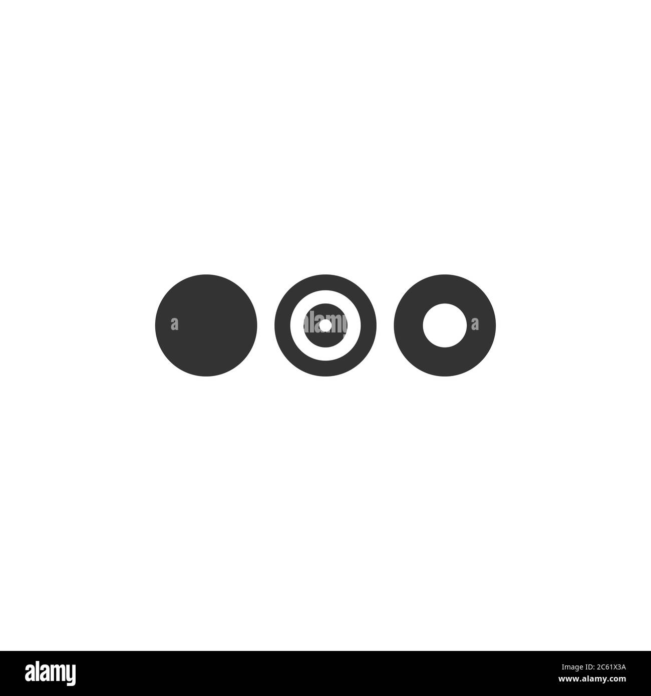 Three dots or marks of omission. Black flat icon of message or quote ...