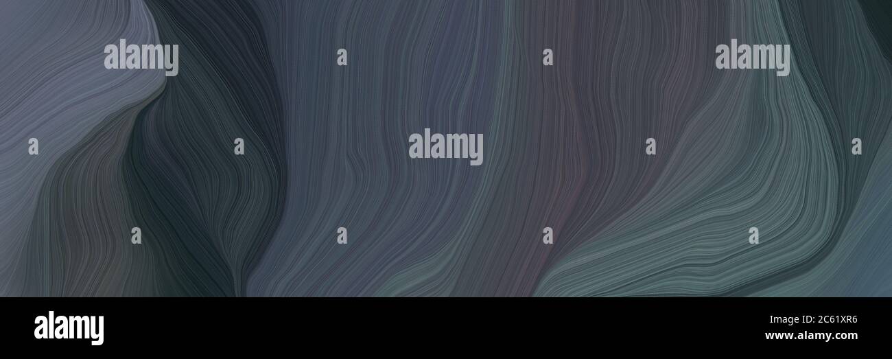 inconspicuous colorful contemporary waves illustration with dark slate ...