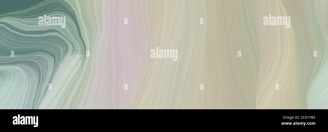 unobtrusive banner with elegant modern waves background design with ash ...