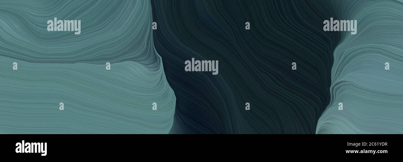 unobtrusive header with elegant contemporary waves design with blue ...