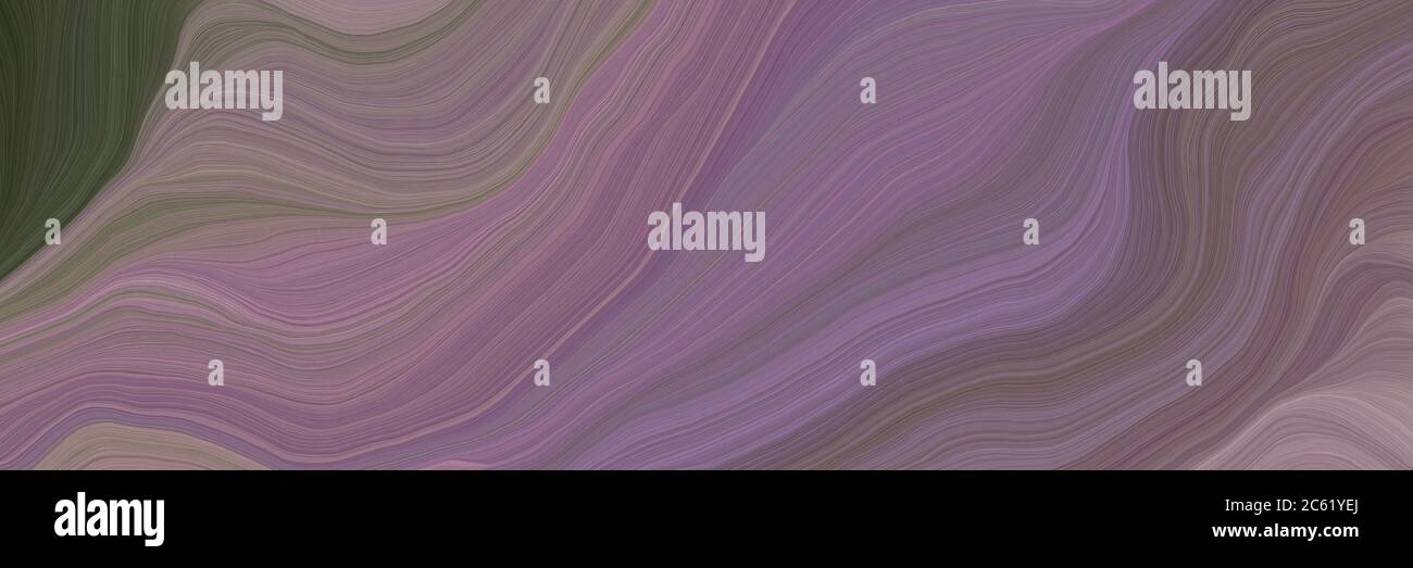 unobtrusive banner with colorful elegant curvy swirl waves background ...