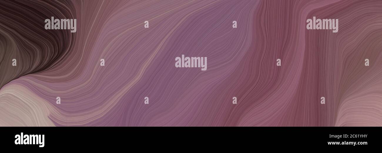 unobtrusive banner with colorful smooth swirl waves background design ...