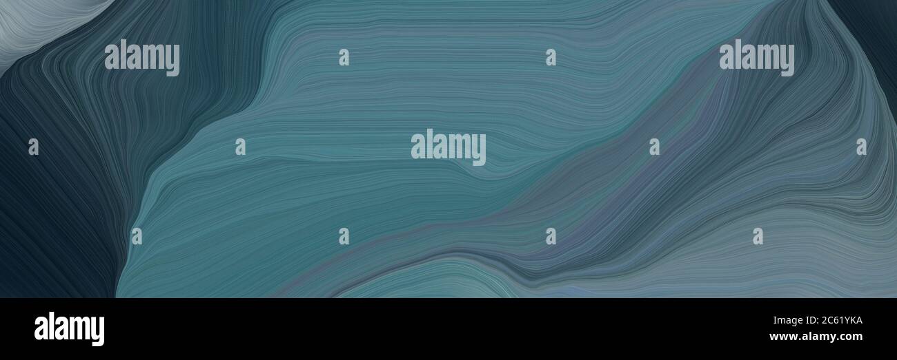 unobtrusive header with elegant contemporary waves design with teal ...