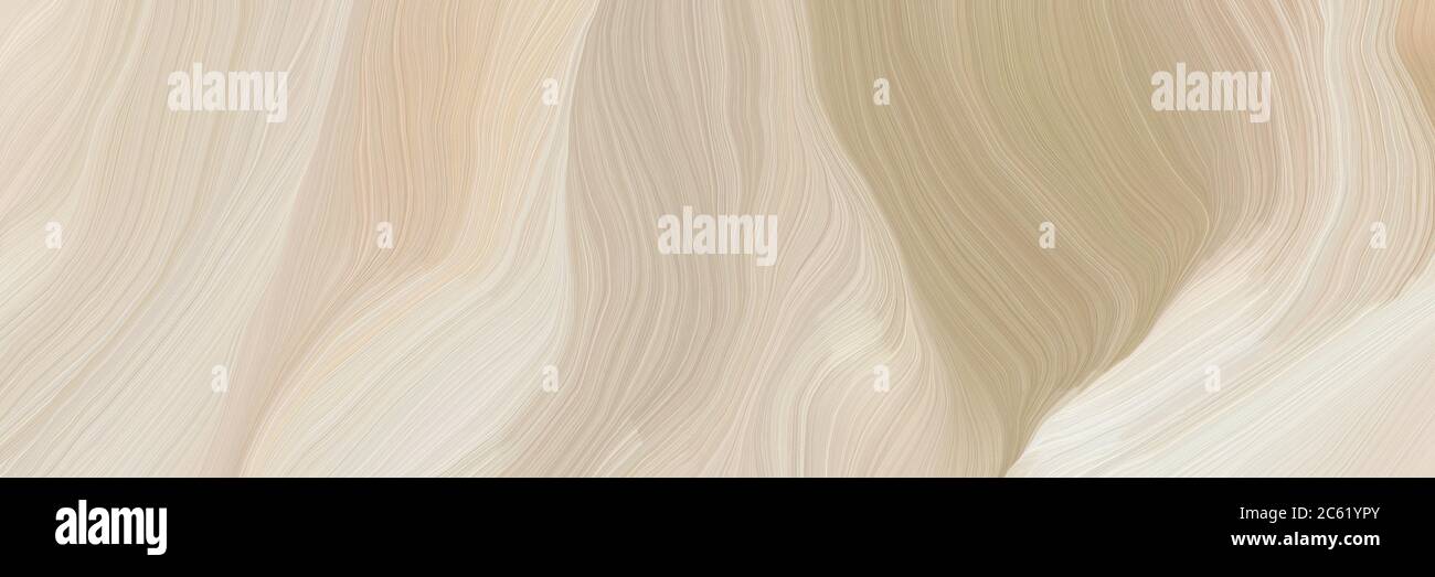 inconspicuous banner with elegant modern curvy waves background ...