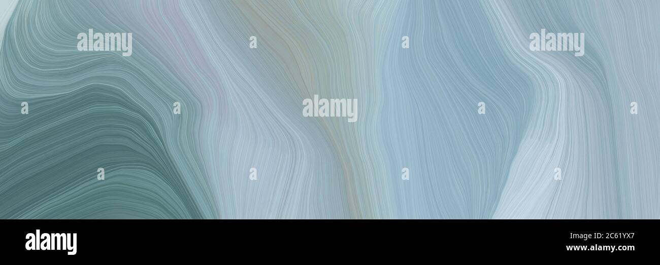 inconspicuous banner with elegant modern soft swirl waves background ...