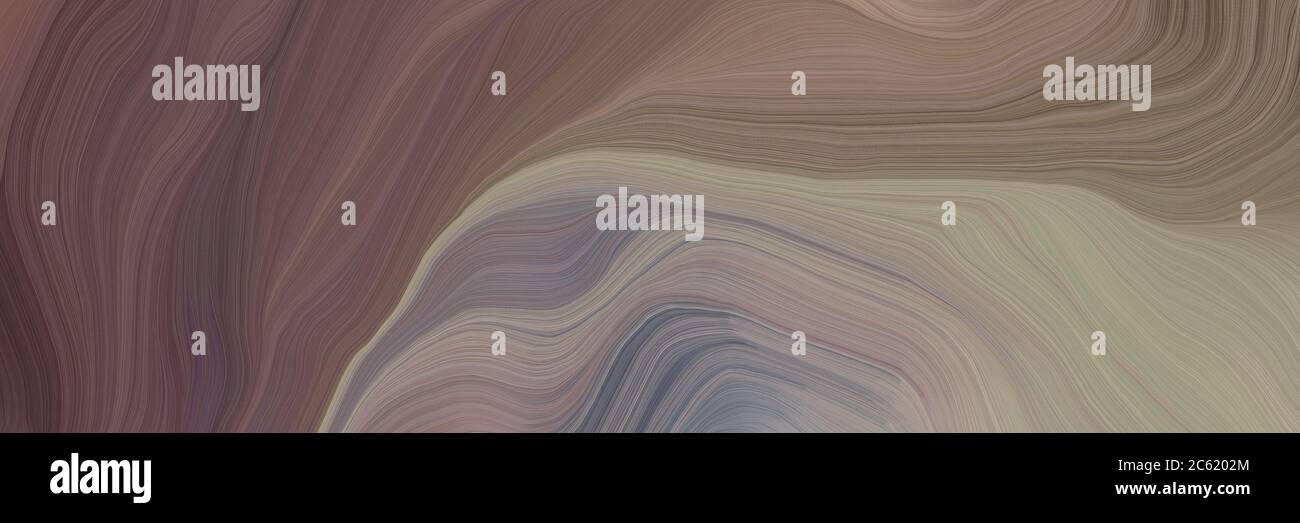 inconspicuous banner with elegant modern soft swirl waves background ...