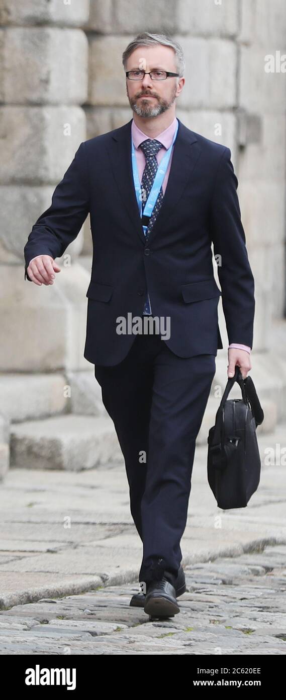 Children's Minister Roderic O'Gorman arriving for the Cabinet meeting ...