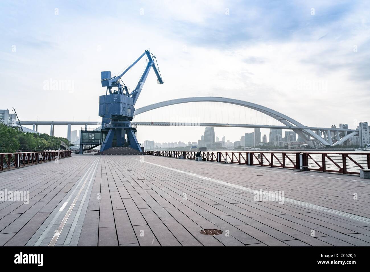 Edgewater pier in Expo park in Shanghai, China Stock Photo - Alamy