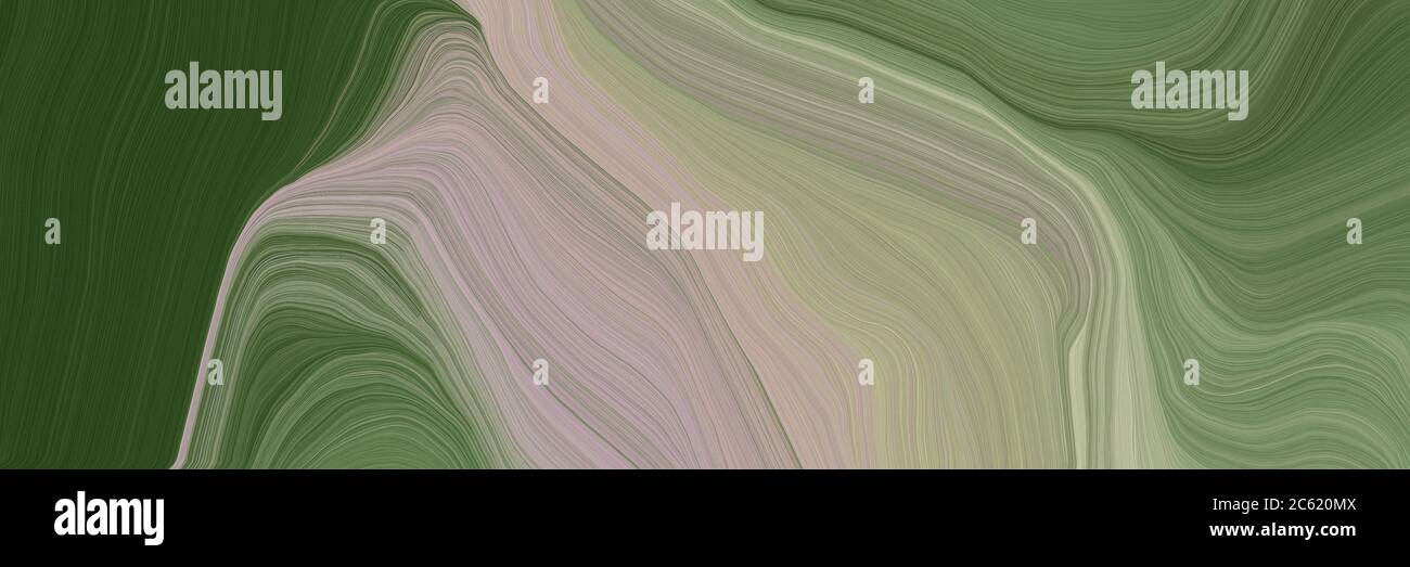 unobtrusive banner with colorful elegant curvy swirl waves background ...