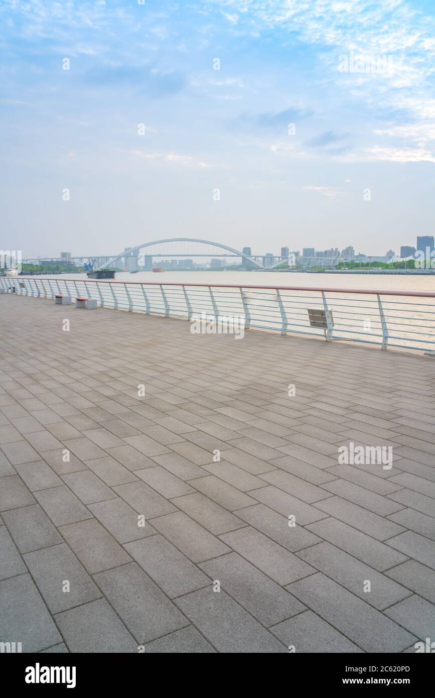Edgewater pier in Expo park in Shanghai, China Stock Photo - Alamy