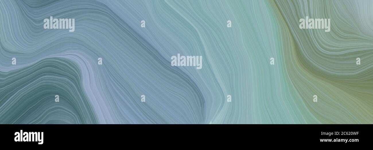 inconspicuous banner with colorful modern curvy waves background ...