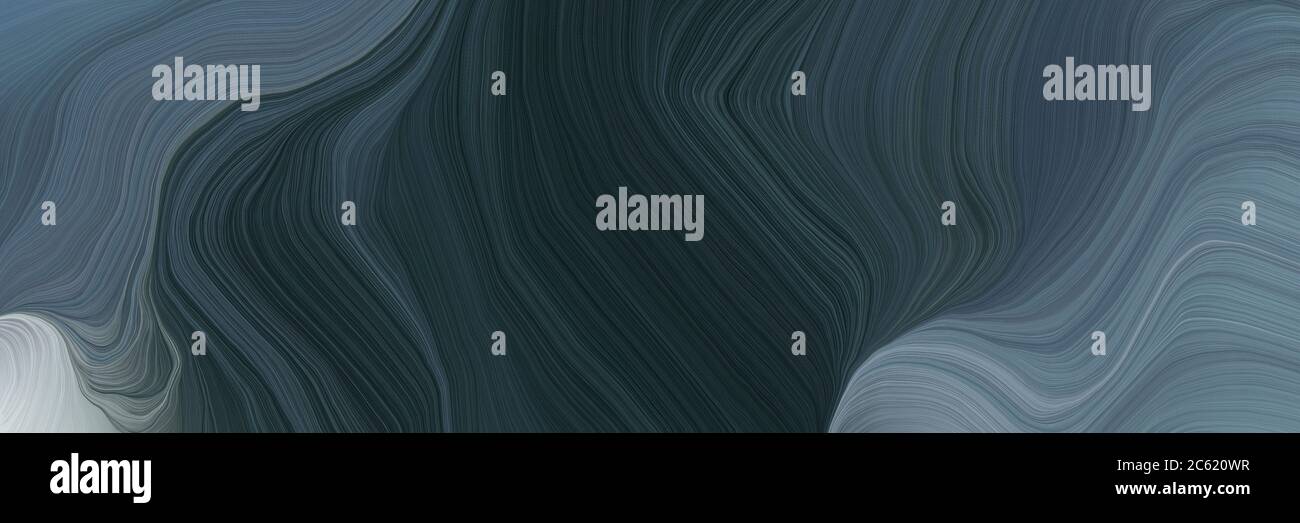 inconspicuous banner with colorful smooth swirl waves background design ...