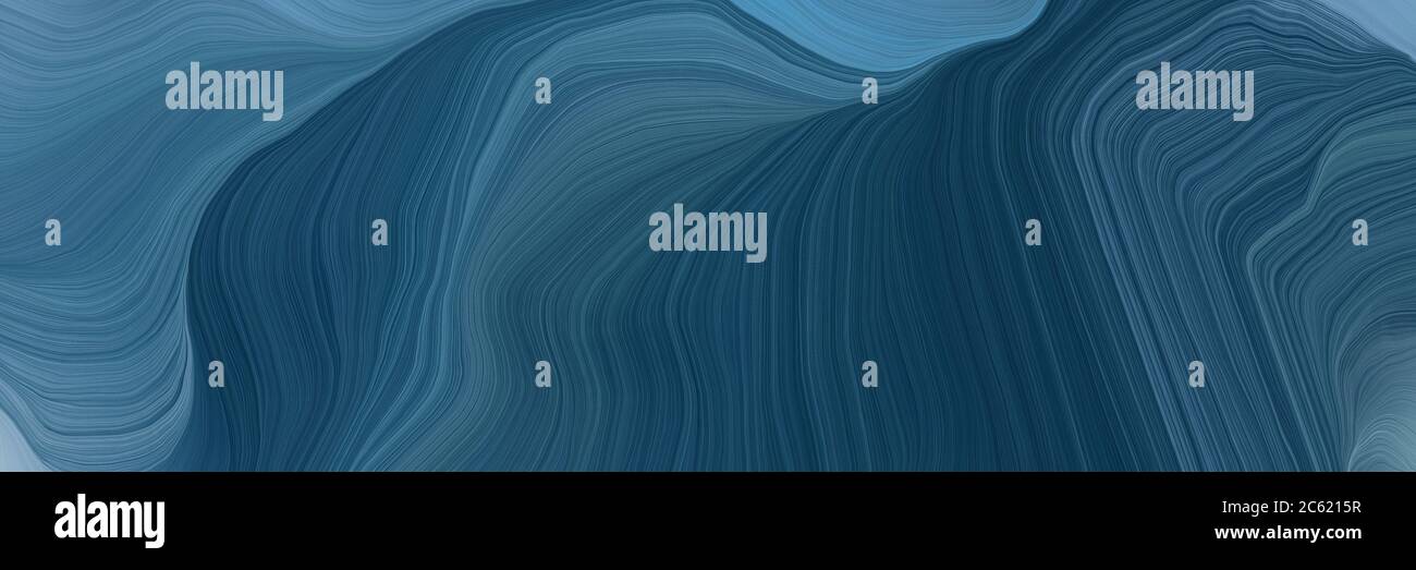 unobtrusive banner with colorful contemporary waves illustration with ...