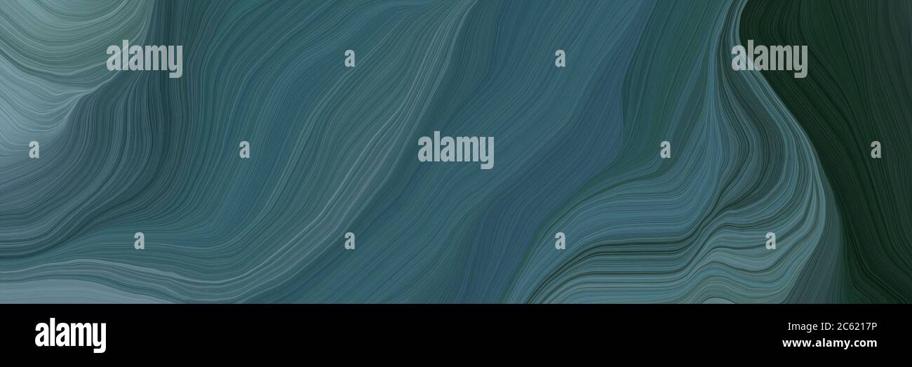 unobtrusive banner with colorful modern soft swirl waves background ...