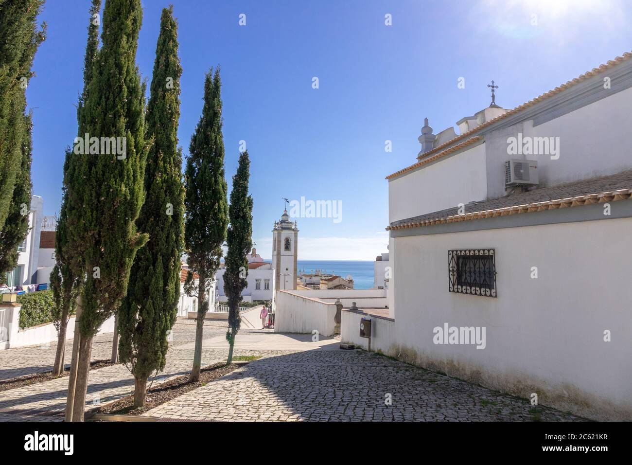 The Igreja de Santa Ana And Igreja Matriz de Alvor Church In Albufeira ...