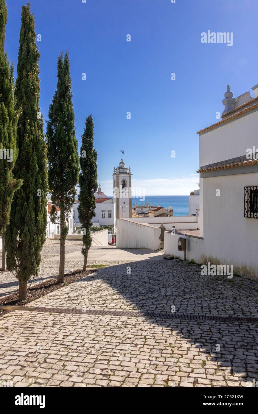 The Igreja de Santa Ana And Igreja Matriz de Alvor Church In Albufeira ...