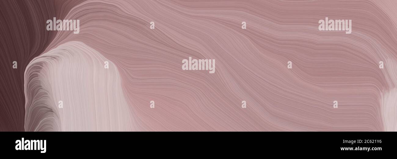 inconspicuous banner with colorful modern soft swirl waves background ...