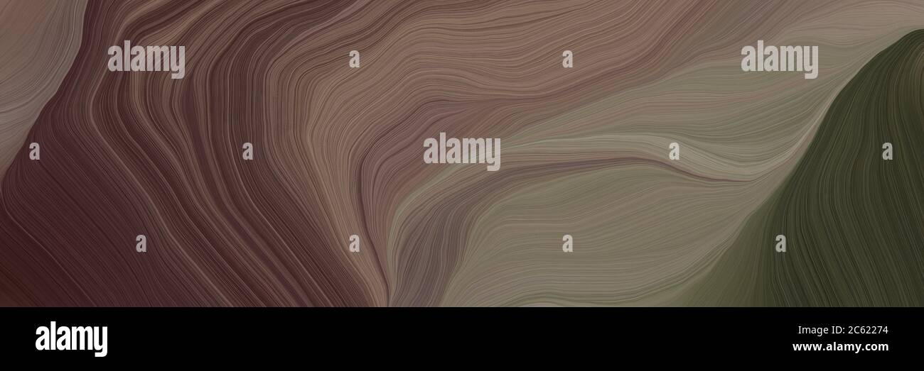 inconspicuous elegant contemporary waves illustration with pastel brown ...