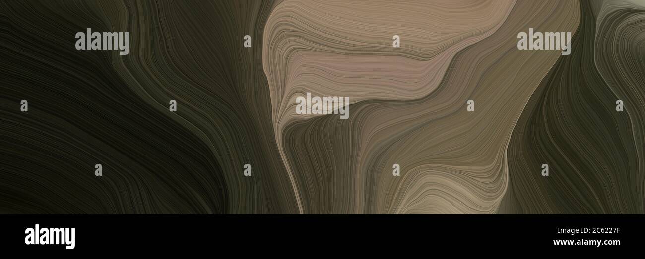 inconspicuous elegant contemporary waves design with very dark green ...