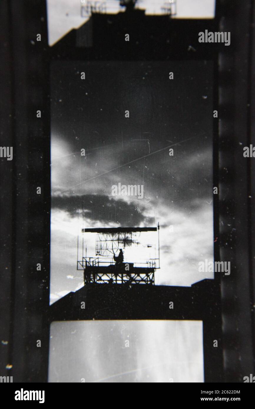 Fine 70s vintage contact print black and white photography of a giant ...