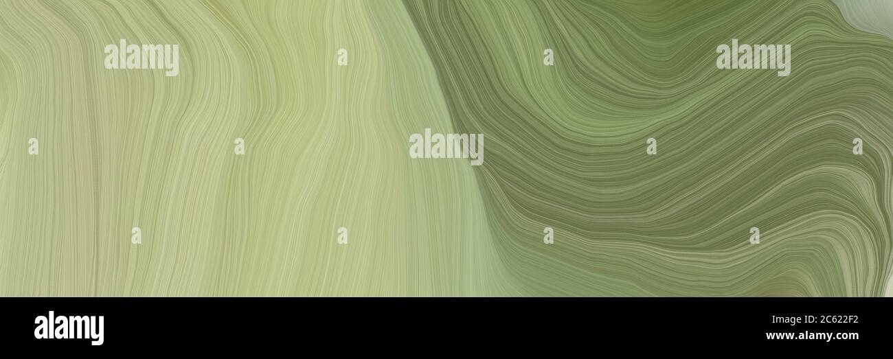 unobtrusive banner with colorful abstract waves illustration with dark ...