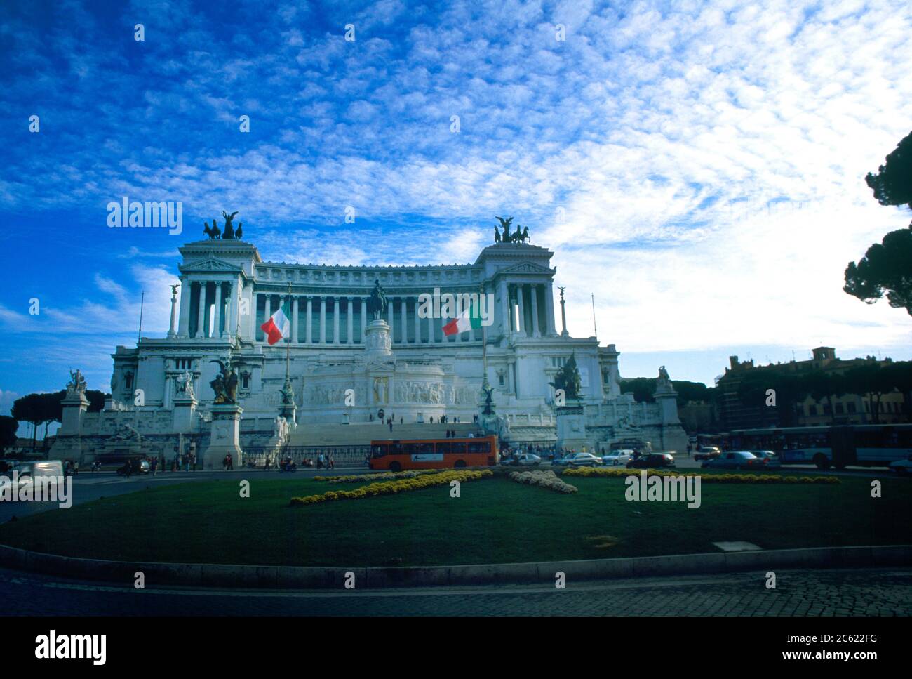 Rome Italy Victor Emmanuel II Monument Commemorating the Unification of ...