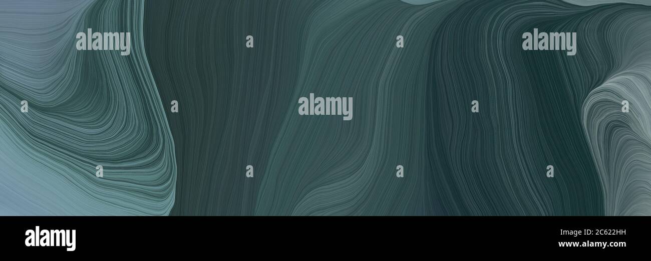 inconspicuous banner with colorful modern curvy waves background design ...