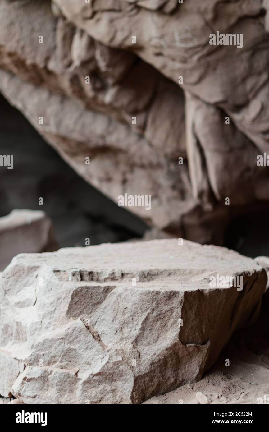 Surface of a large rock in a cave Stock Photo - Alamy