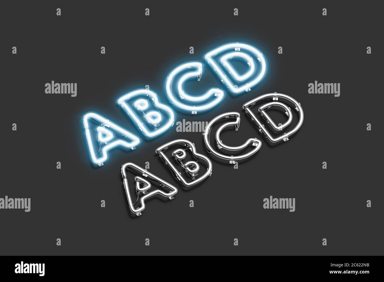 Neon Alphabet High Resolution Stock Photography and Images - Alamy