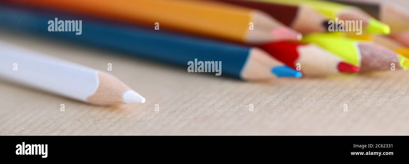 Detailed picture of pencils Stock Photo - Alamy