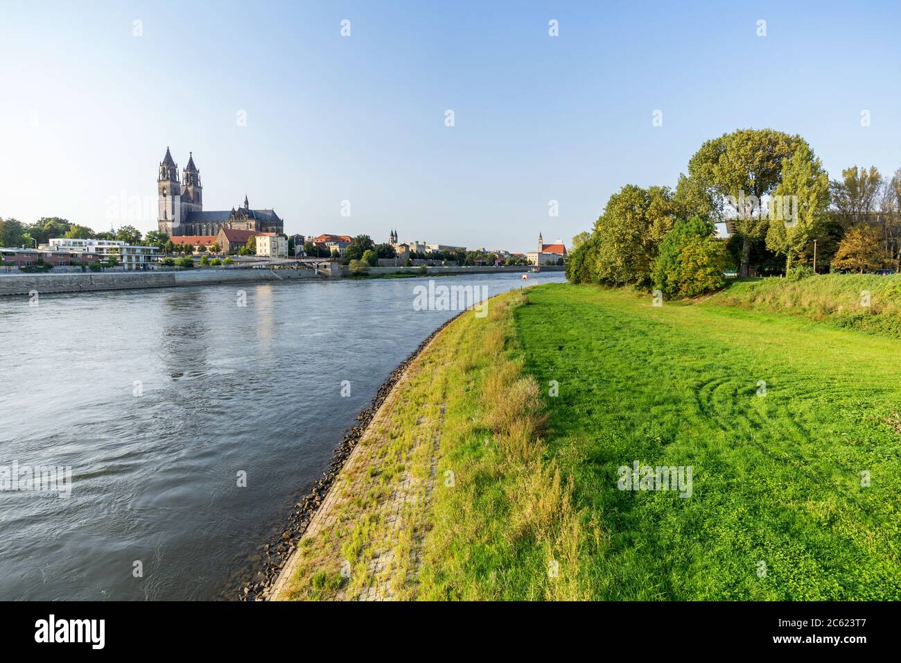 Magdeburg, Capital City of Saxony Anhalt in Germany Stock Photo - Alamy