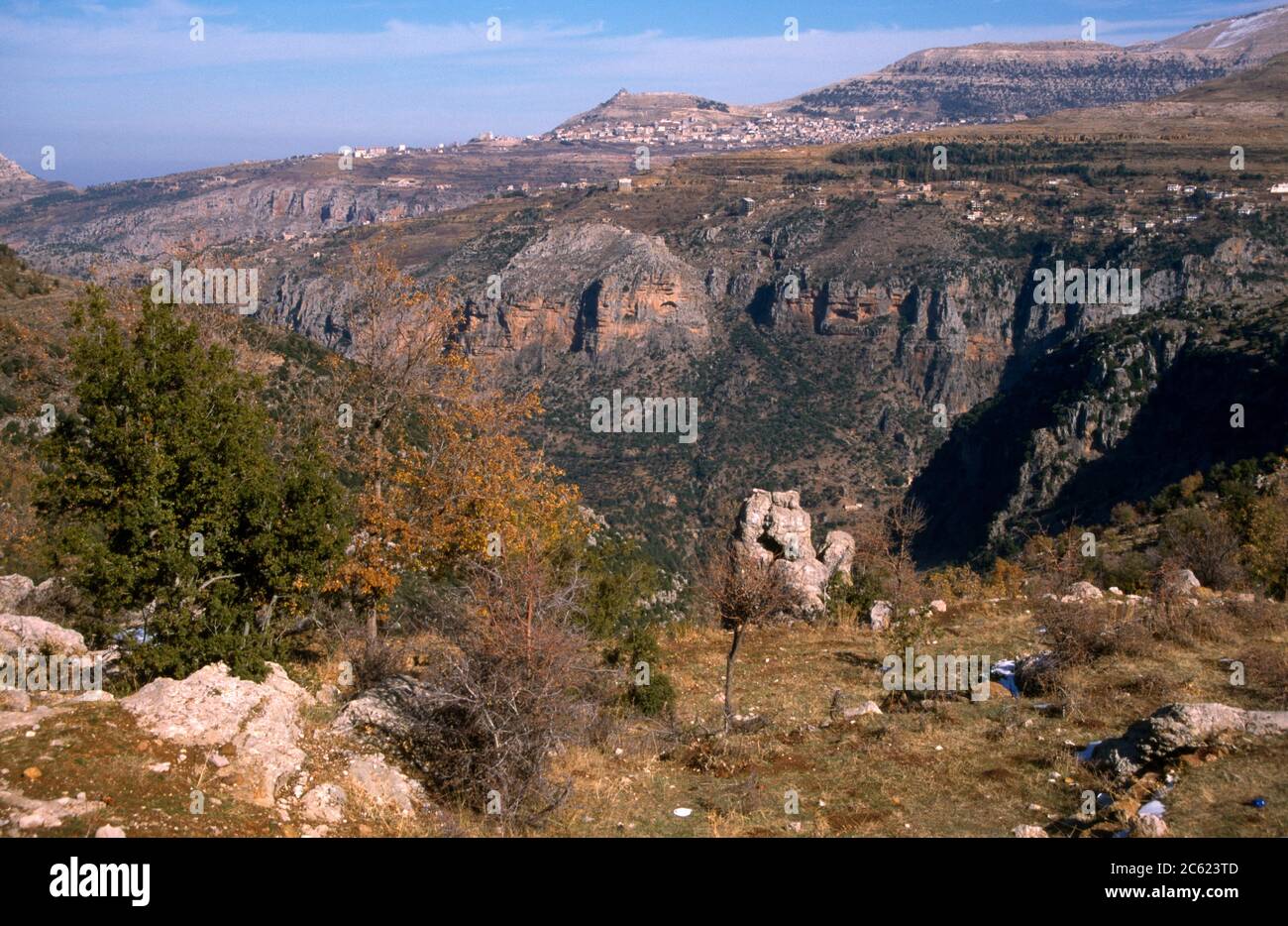 Lebanon Lebanese Mountains Kadisha Valley Stock Photo - Alamy