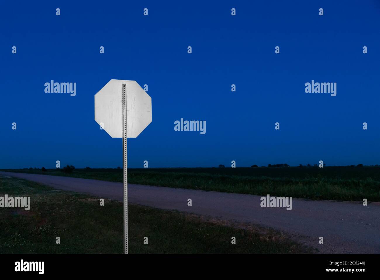 Reflective road sign hi-res stock photography and images - Alamy