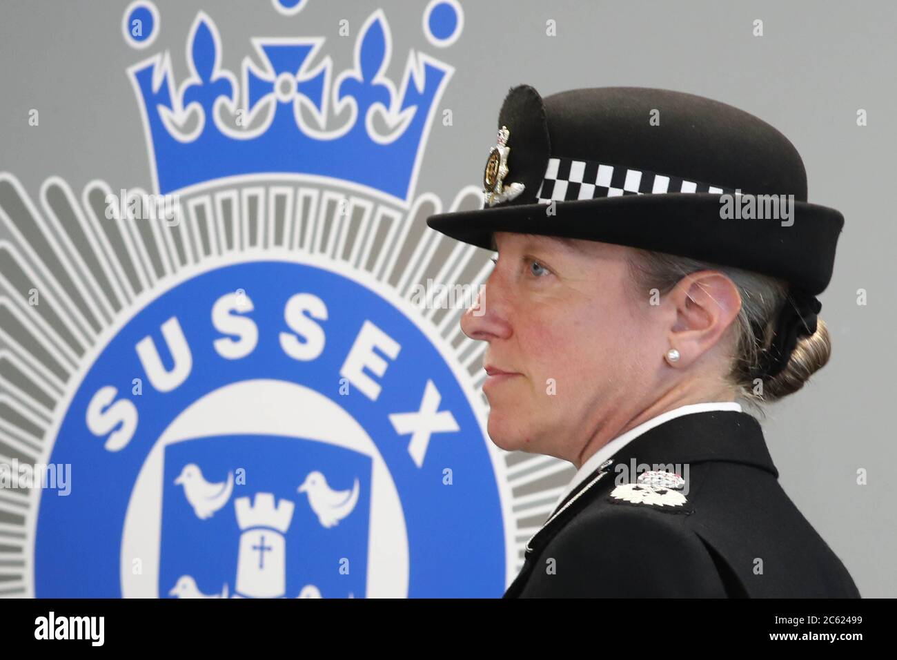 Chief Constable of Sussex Police Jo Shiner at Sussex Police ...