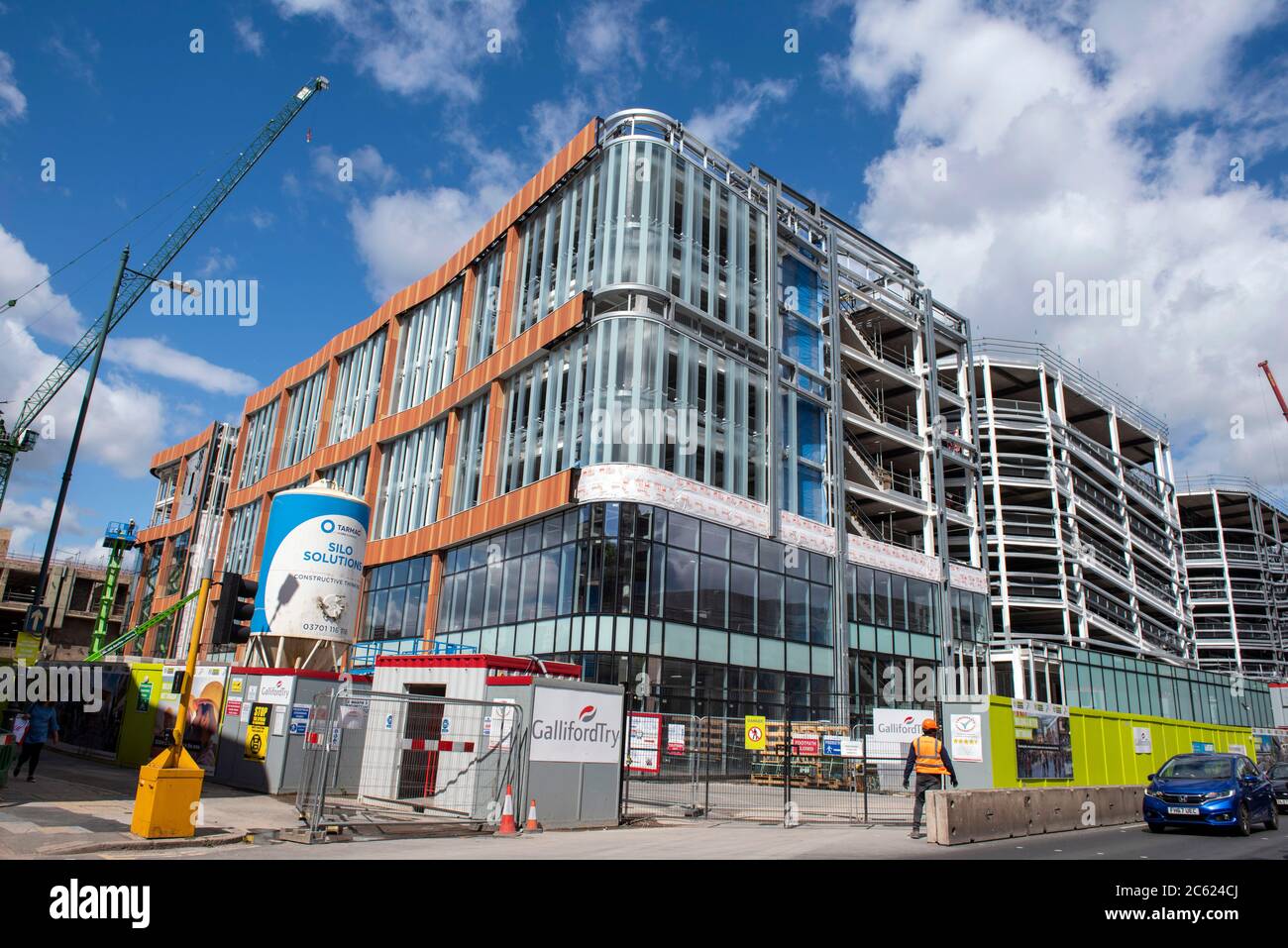 The new Broadmarsh Car Park and Library Development in Nottingham City ...