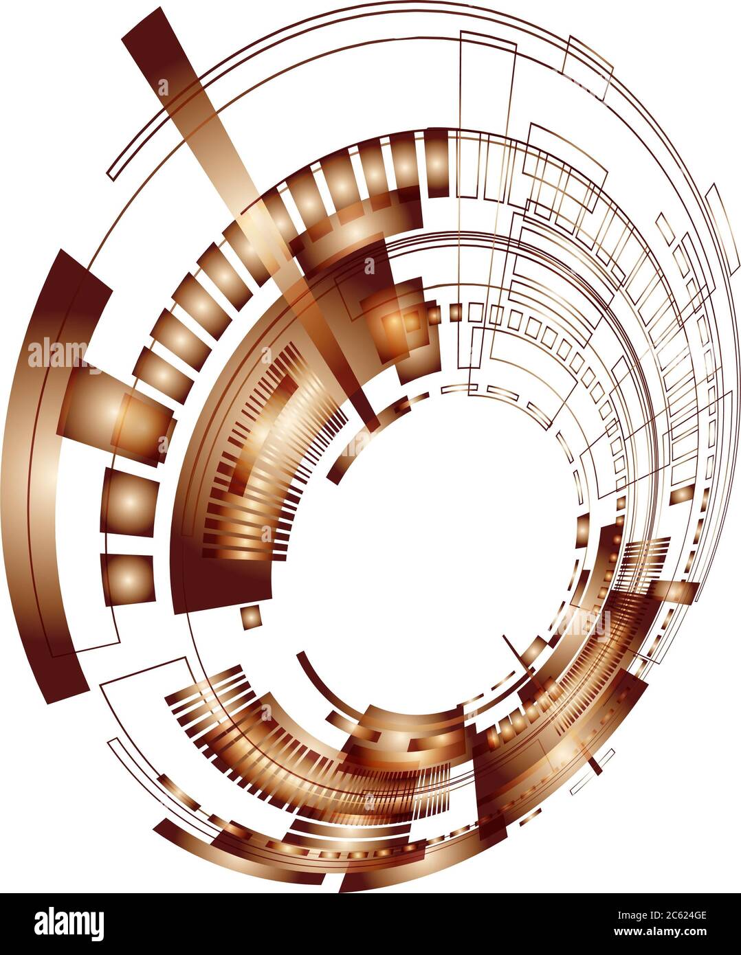 abstract technology circle Stock Photo - Alamy