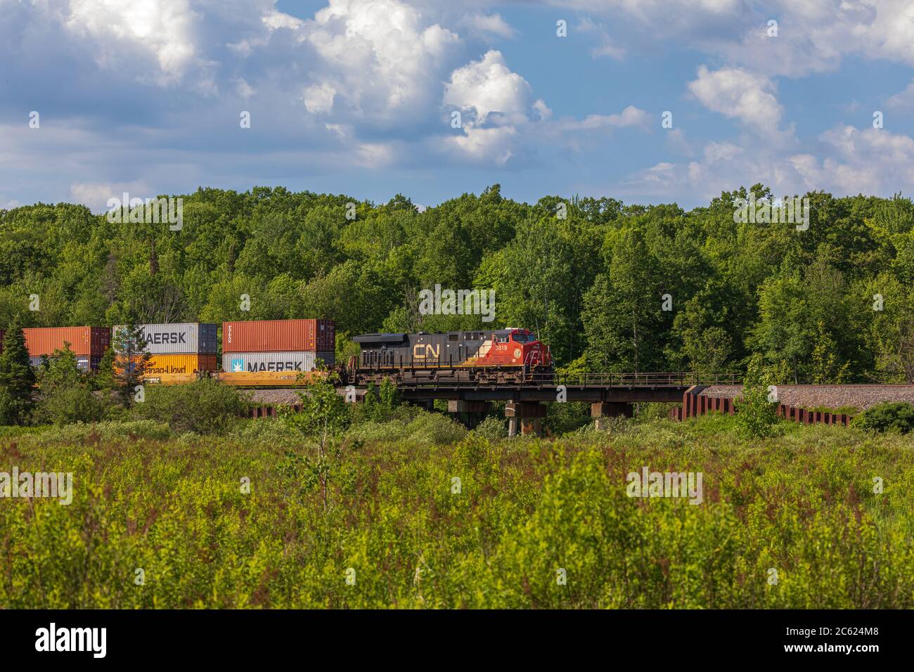 Wisconsin train wisconsin freight train hi-res stock photography and ...