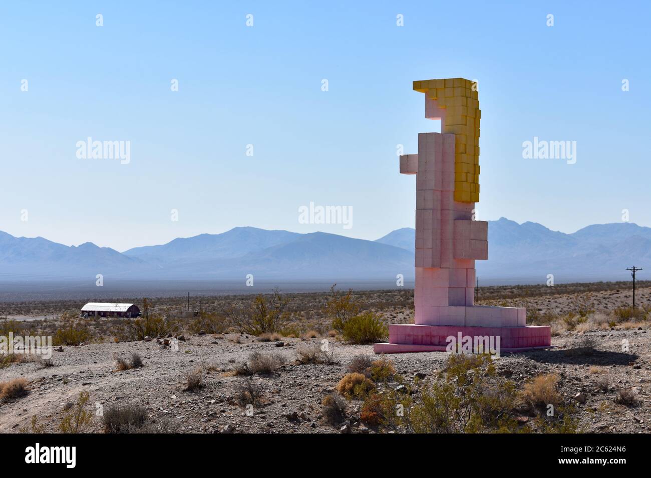 Lady Desert The Venus of Nevada by Dr. Hugo Heyrman. Cinder block ...