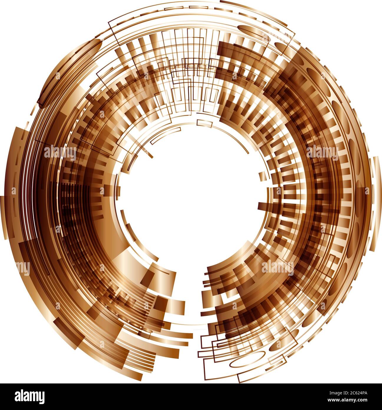 abstract technology circle Stock Photo - Alamy