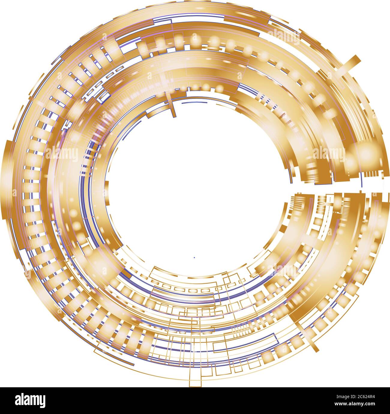abstract technology circle Stock Photo - Alamy