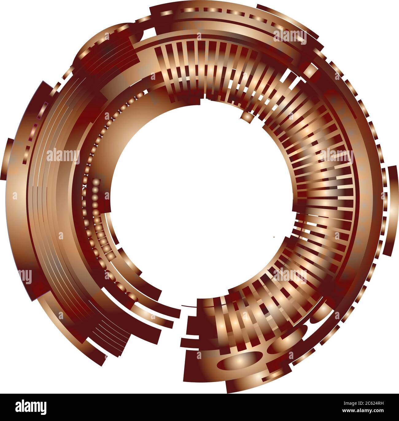 abstract technology circle Stock Photo - Alamy