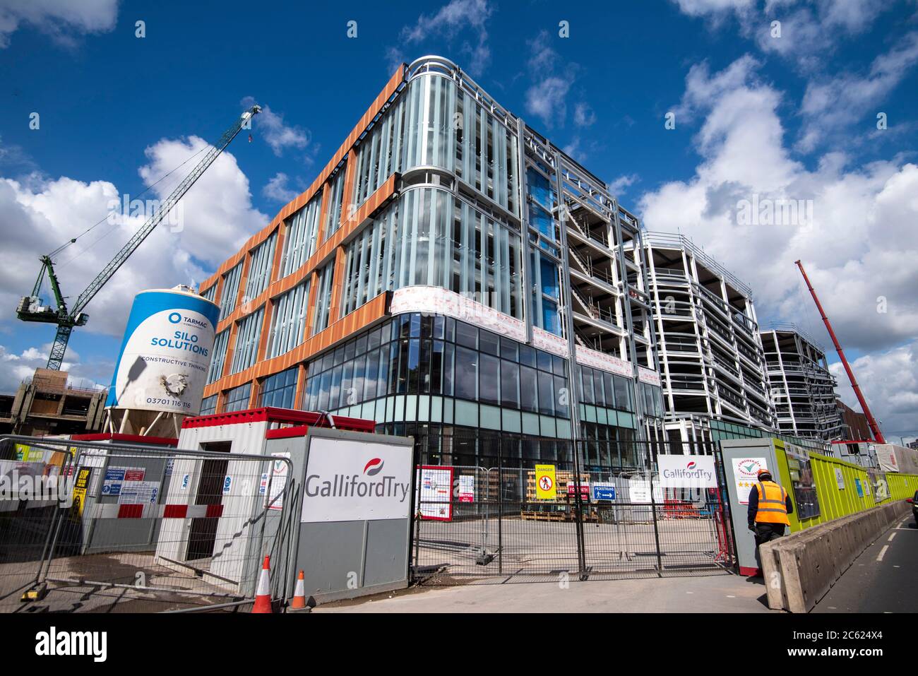 The new Broadmarsh Car Park and Library Development in Nottingham City ...
