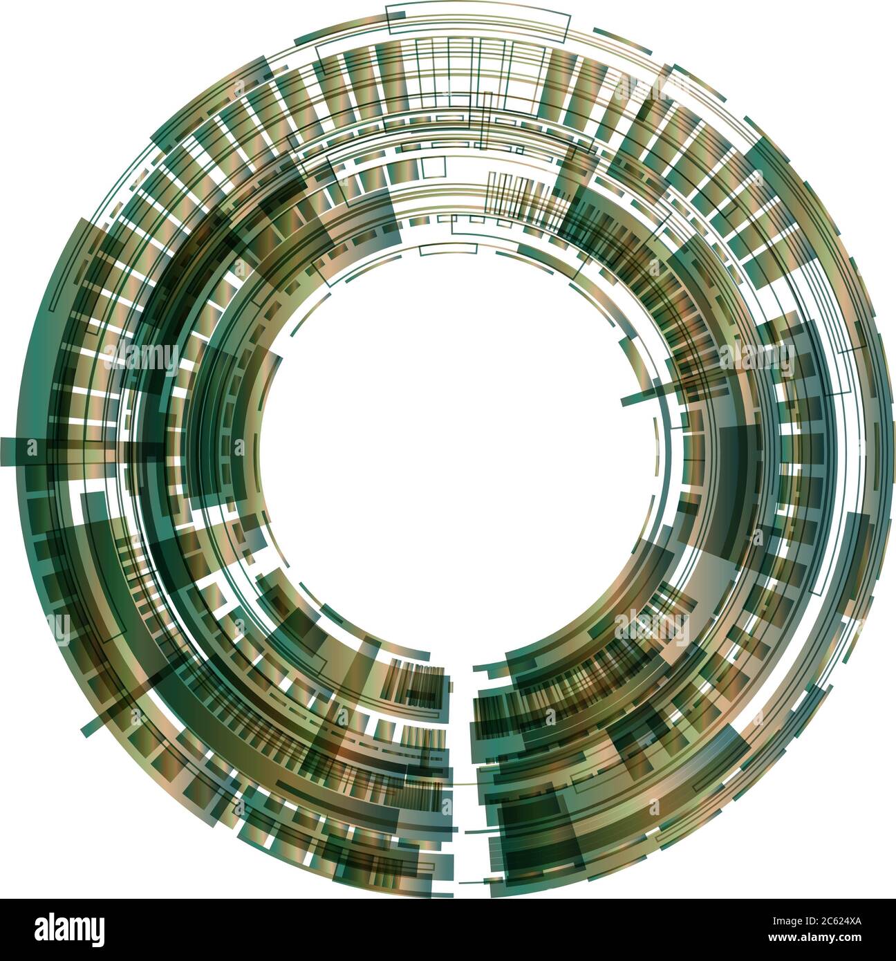 abstract technology circle Stock Photo - Alamy