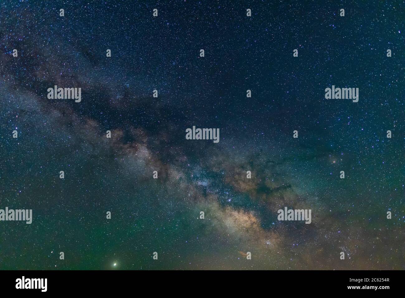 Utah desert starry sky with stars, near Moab, USA Stock Photo - Alamy