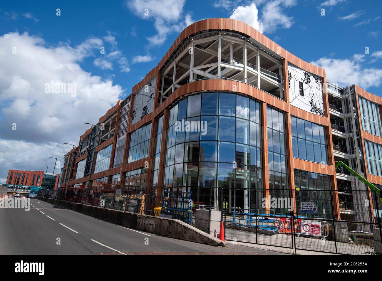 The new Broadmarsh Car Park and Library Development in Nottingham City ...